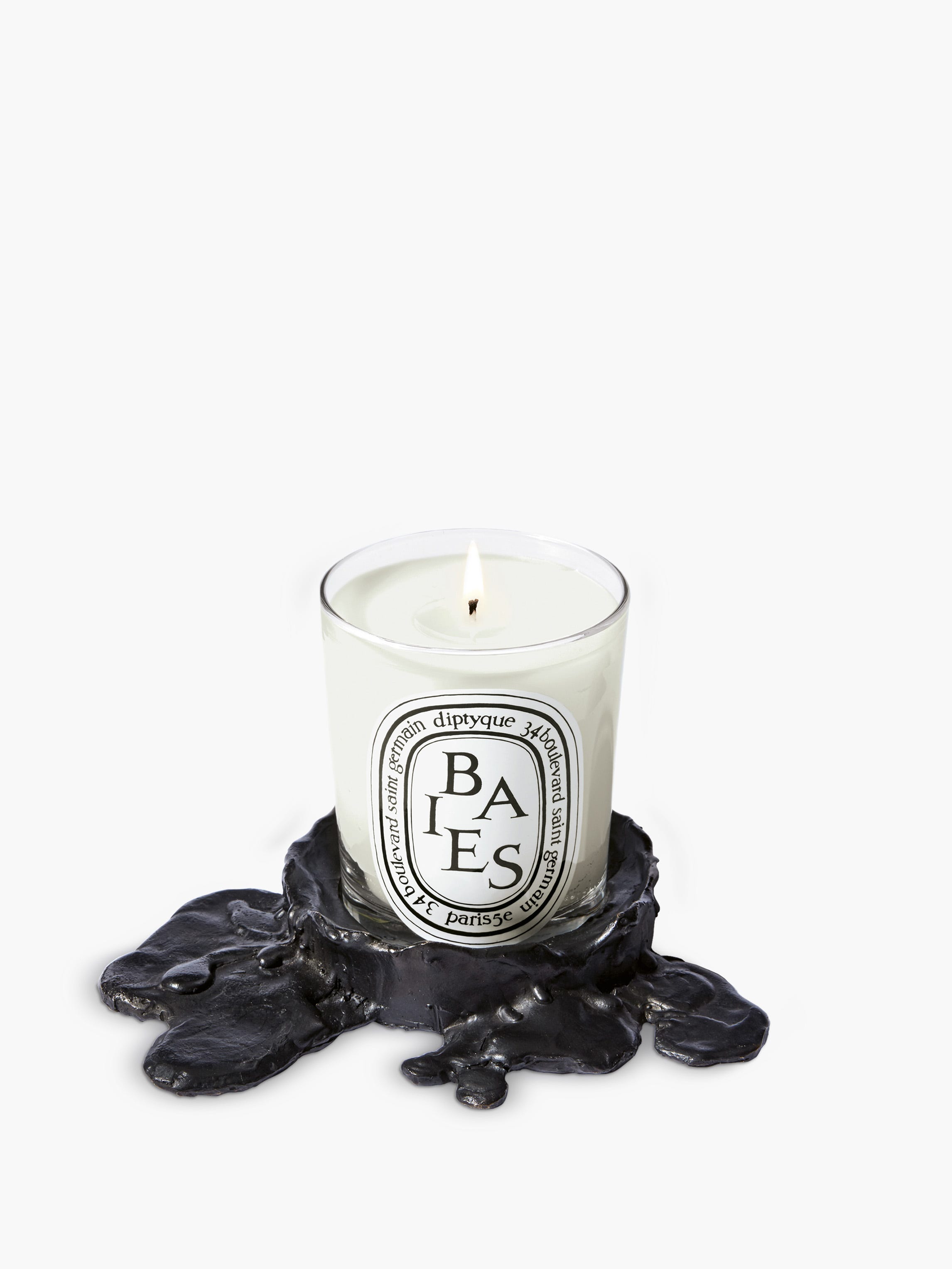 Black Bronze Candle Holder S - For classic candles | Diptyque Paris