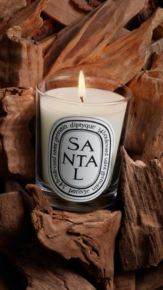 Santal (檀香) - 小型蠟燭 | Diptyque Paris